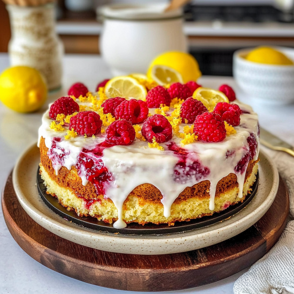 Amazing Lemon Raspberry Cake for Delicious Summer Indulgence