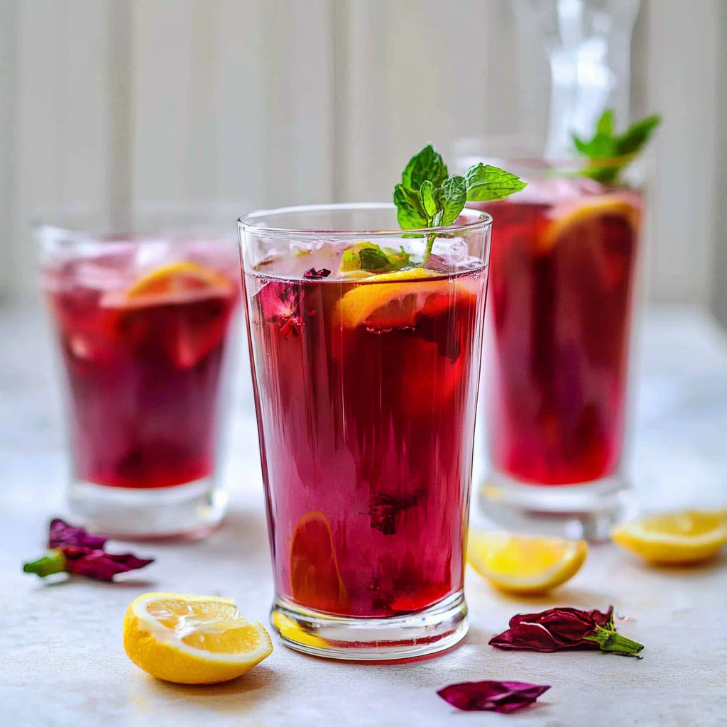 Hibiscus Agua Fresca (Agua de Jamaica - Amazing Hibiscus Agua Fresca ...