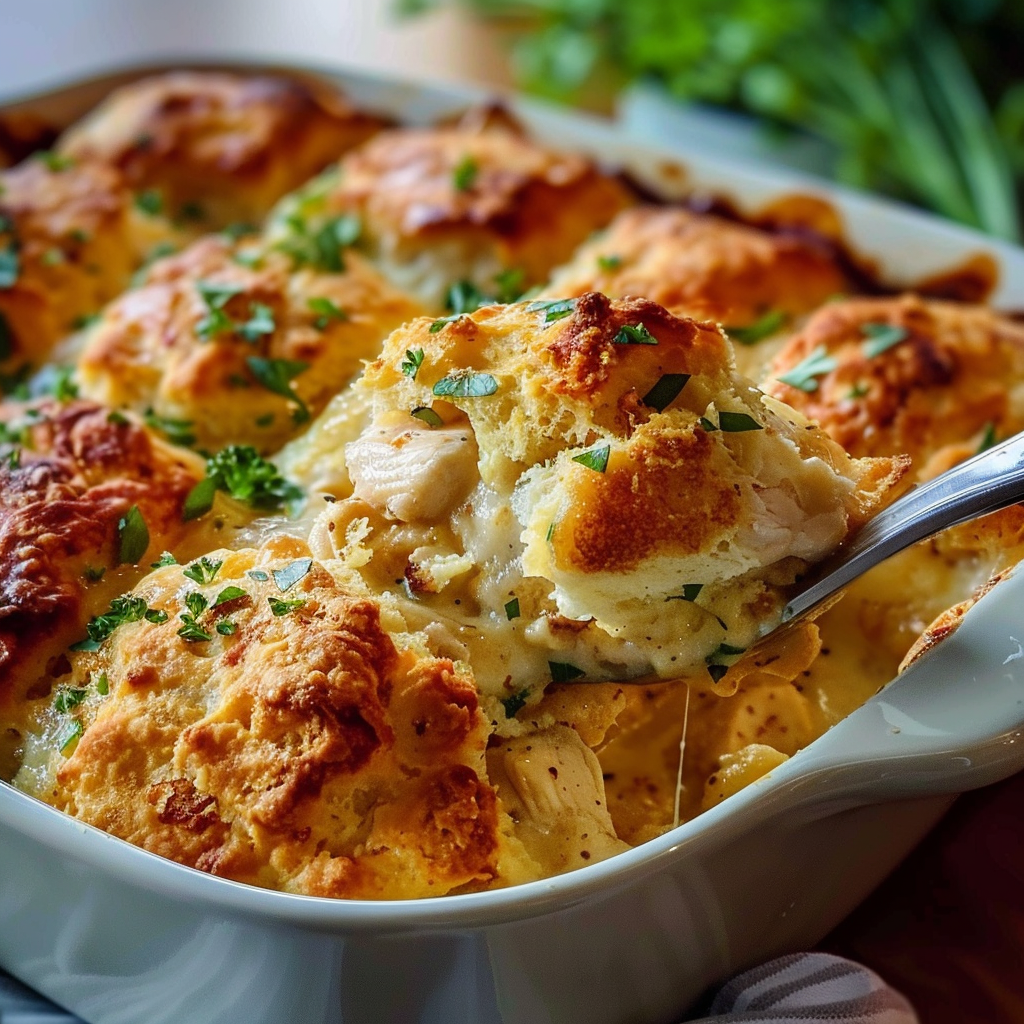 Incredible Chicken Bubble Biscuit Bake Casserole Delight
