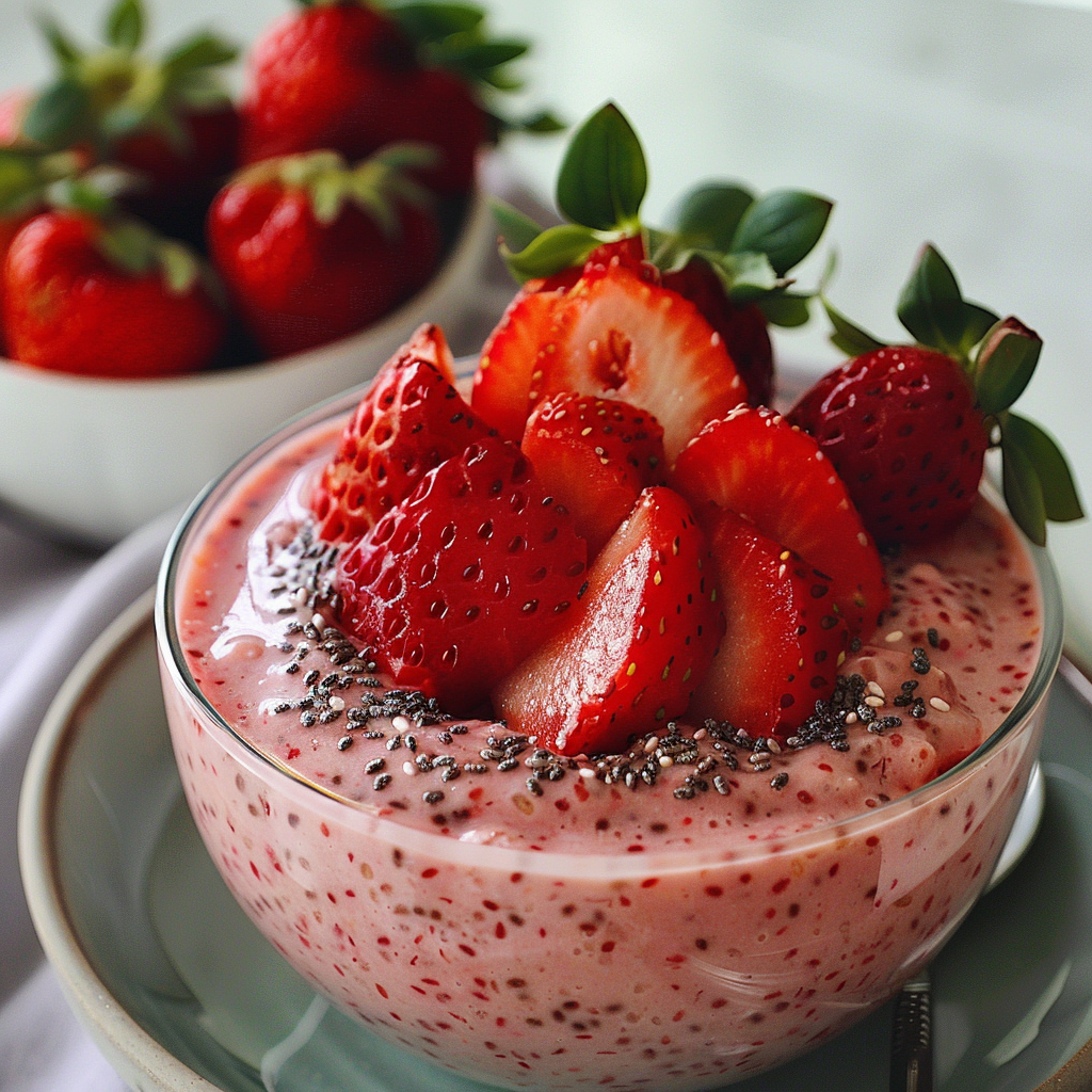 Amazing Strawberry Coconut Chia Pudding for Ultimate Delight