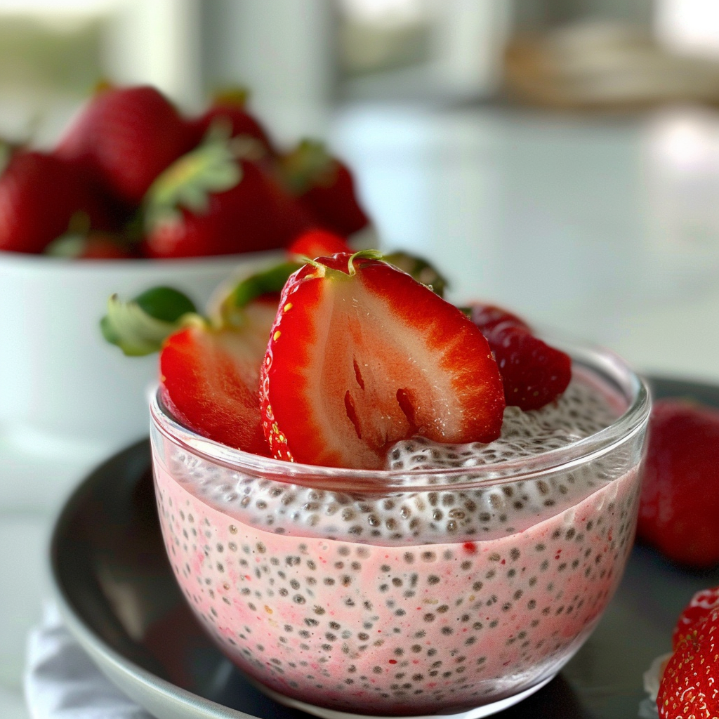Amazing Strawberry Coconut Chia Pudding for Ultimate Delight